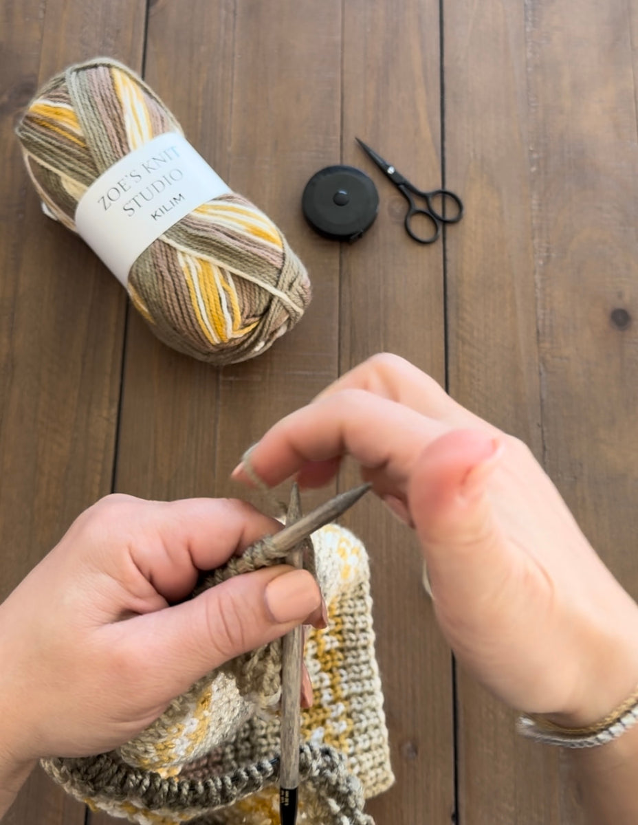 Learn To Knit – Zoe’s knit studio